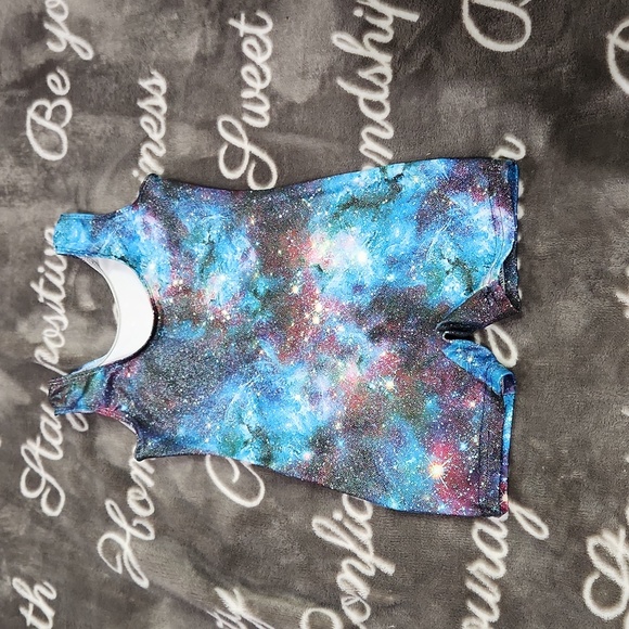 Other | Cute Galaxy Stars Leotard Guc | Poshmark